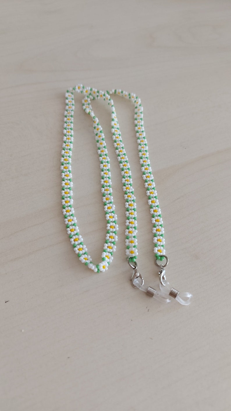 Daisy Flower Glasses Chain Sunglasses Lanyard Flower Daisy - Etsy