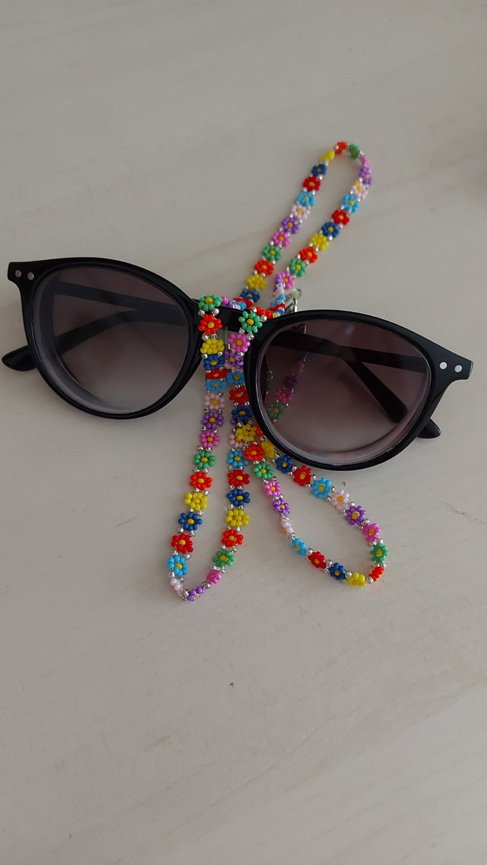 Daisy Flower Glasses Necklace, Eyeglass Chain, Sunglasses Lanyard ...