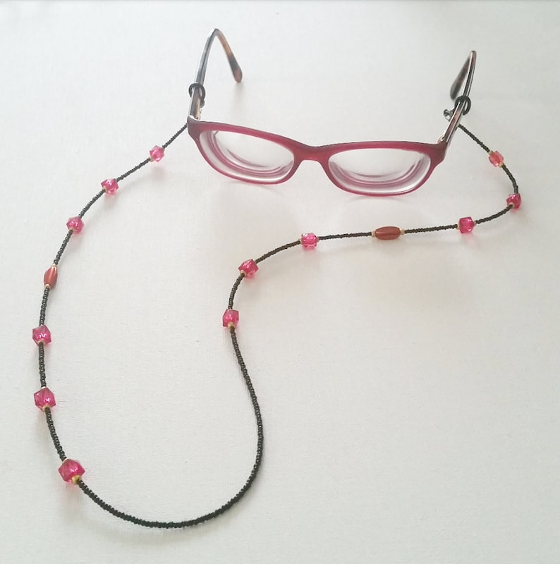 Eyeglass Chain, Glasses Chain, Eyeglass Necklace, Eyeglass Holder, Bead ...