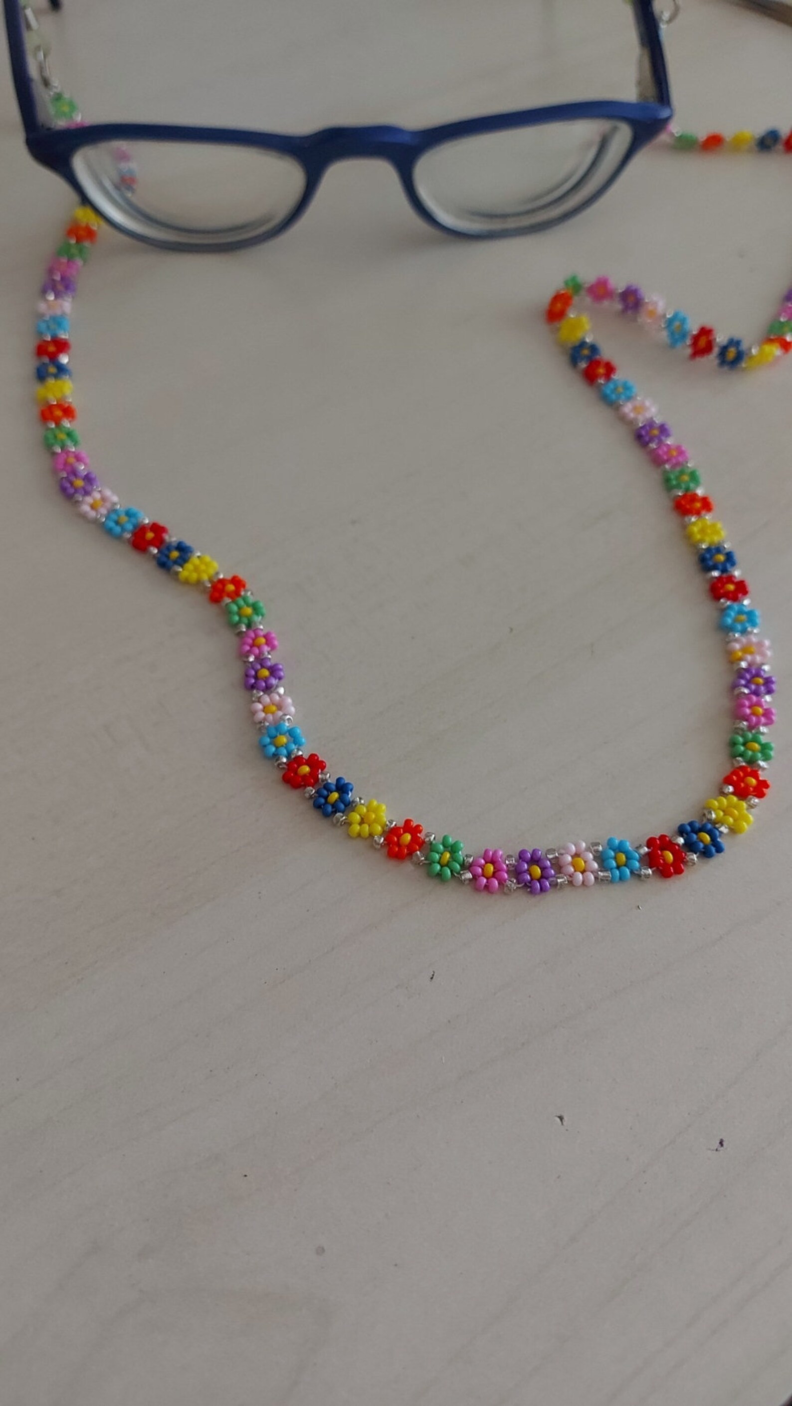 Daisy Flower Glasses Necklace, Eyeglass Chain, Sunglasses Lanyard ...