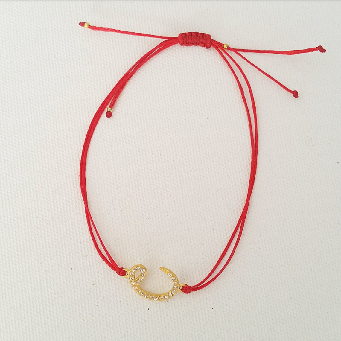 Red Bracelet, Islamic Bracelet, Islamic Wedding Shower Gift, Arabic ...