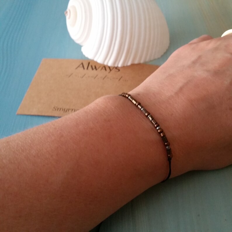 Always Morse Code Bracelet, Morse Code Bracelet, Personalized Bracelet ...