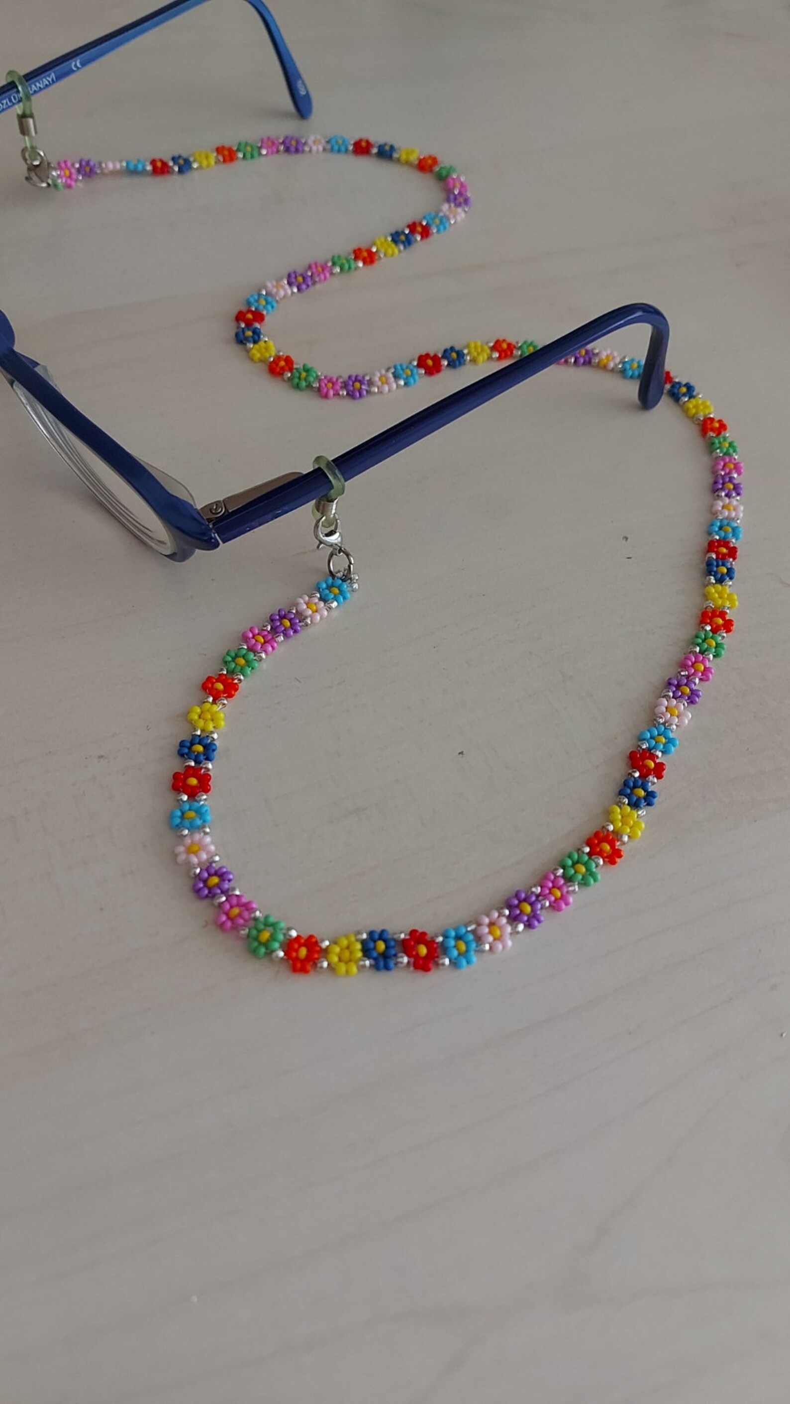 Daisy Flower Glasses Necklace, Eyeglass Chain, Sunglasses Lanyard ...
