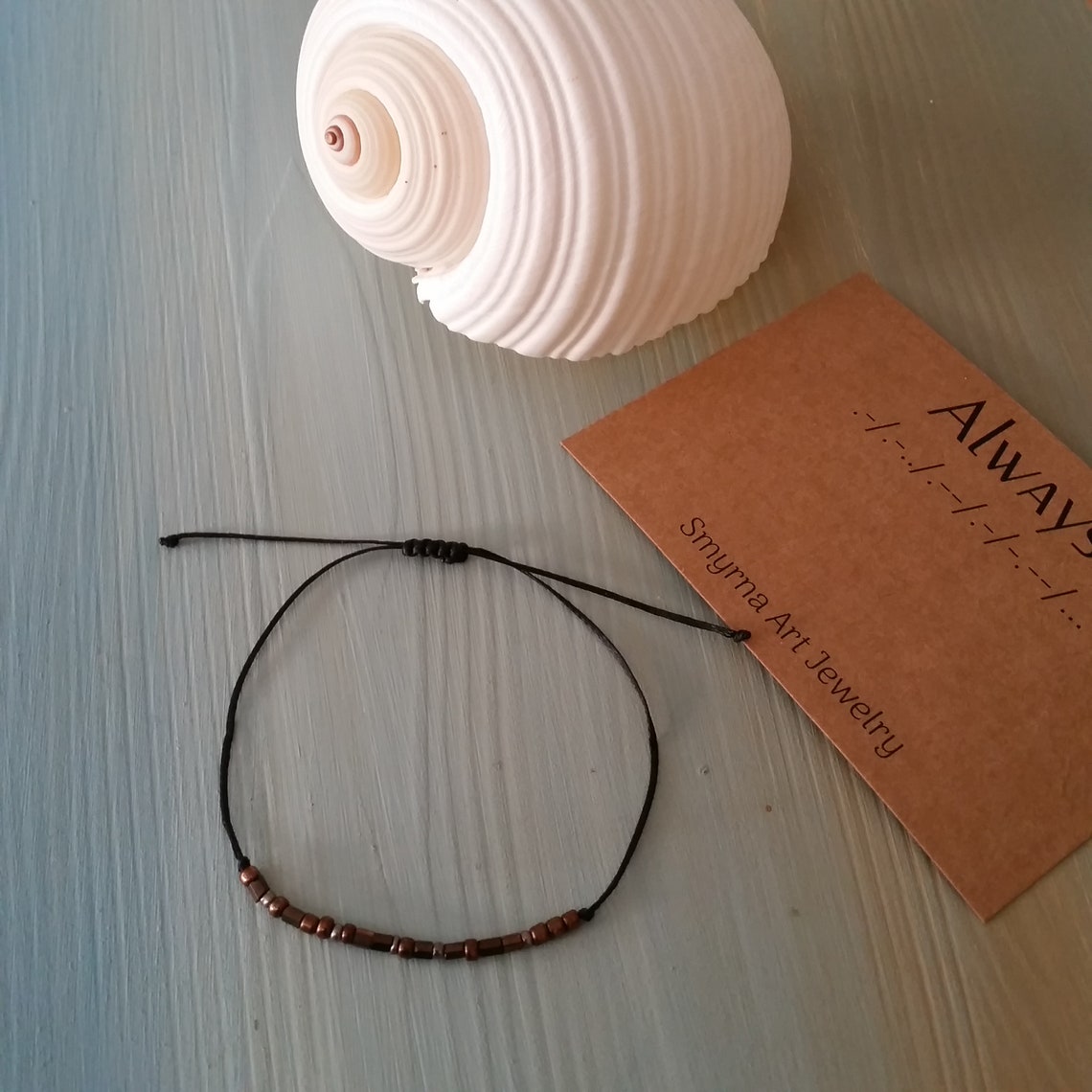 Always Morse Code Bracelet, Morse Code Bracelet, Personalized Bracelet ...