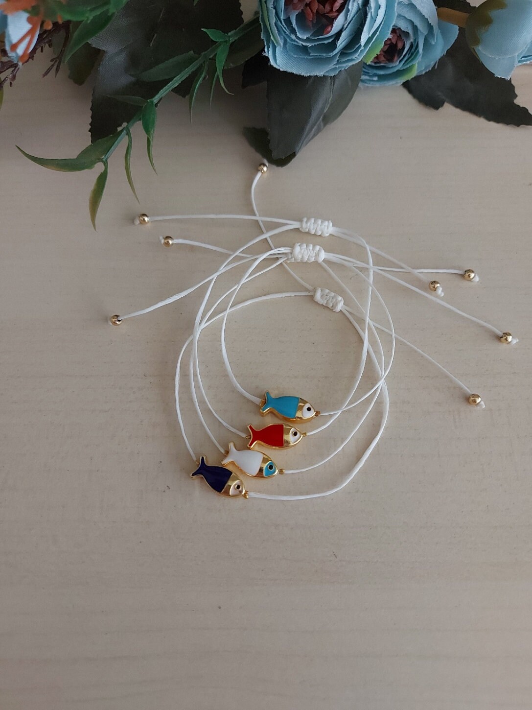 Enamel Fish Bracelet Fish Jewelry Fish Charm Jewelry Luck - Etsy