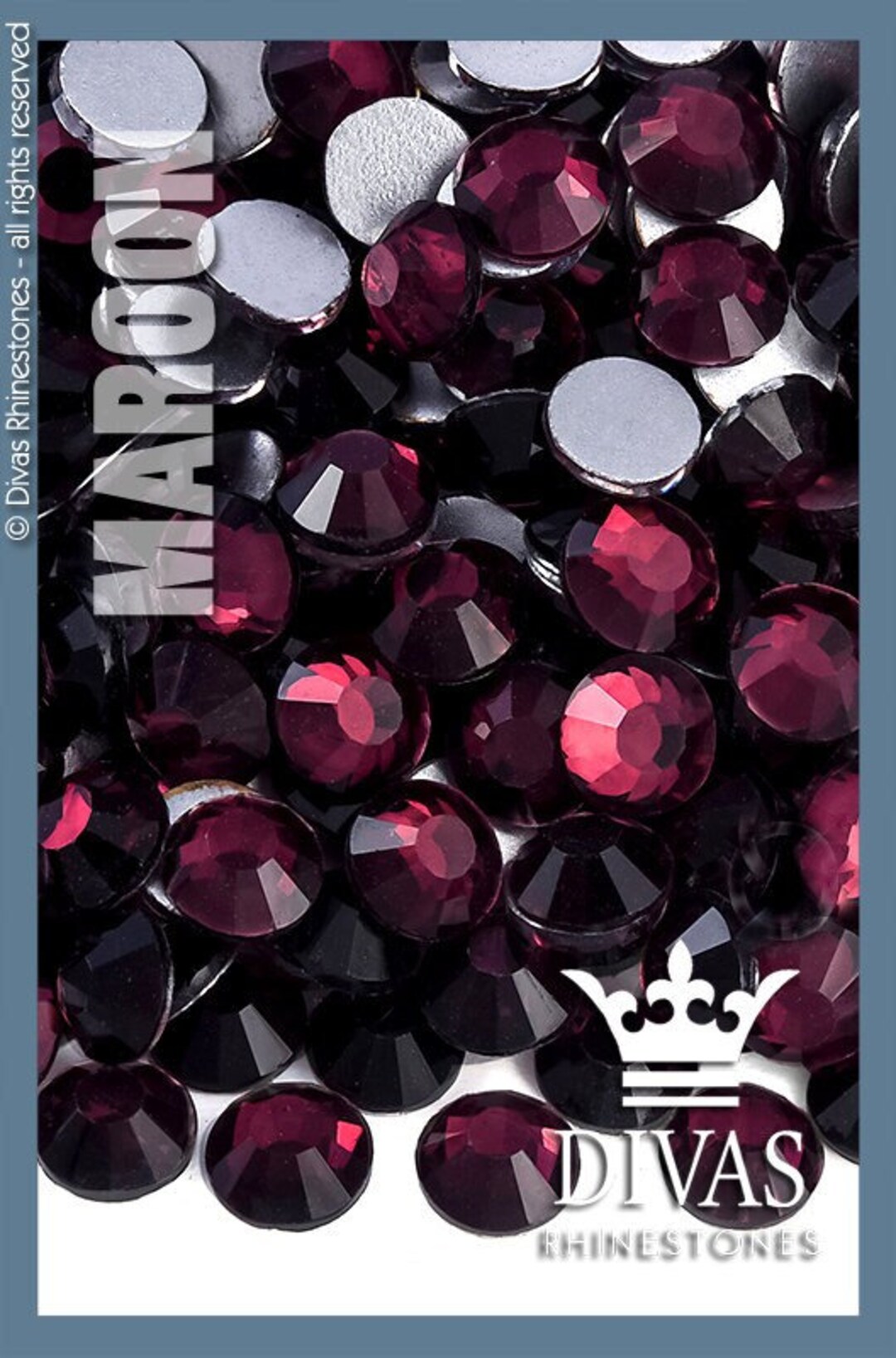 RHINESTONES Divas Rhinestones Glass Crystal Rhinestones Eltanin Rose ...