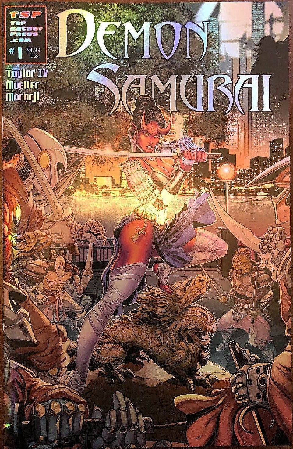 Demon Samurai 1D Holofoil Cover - Etsy