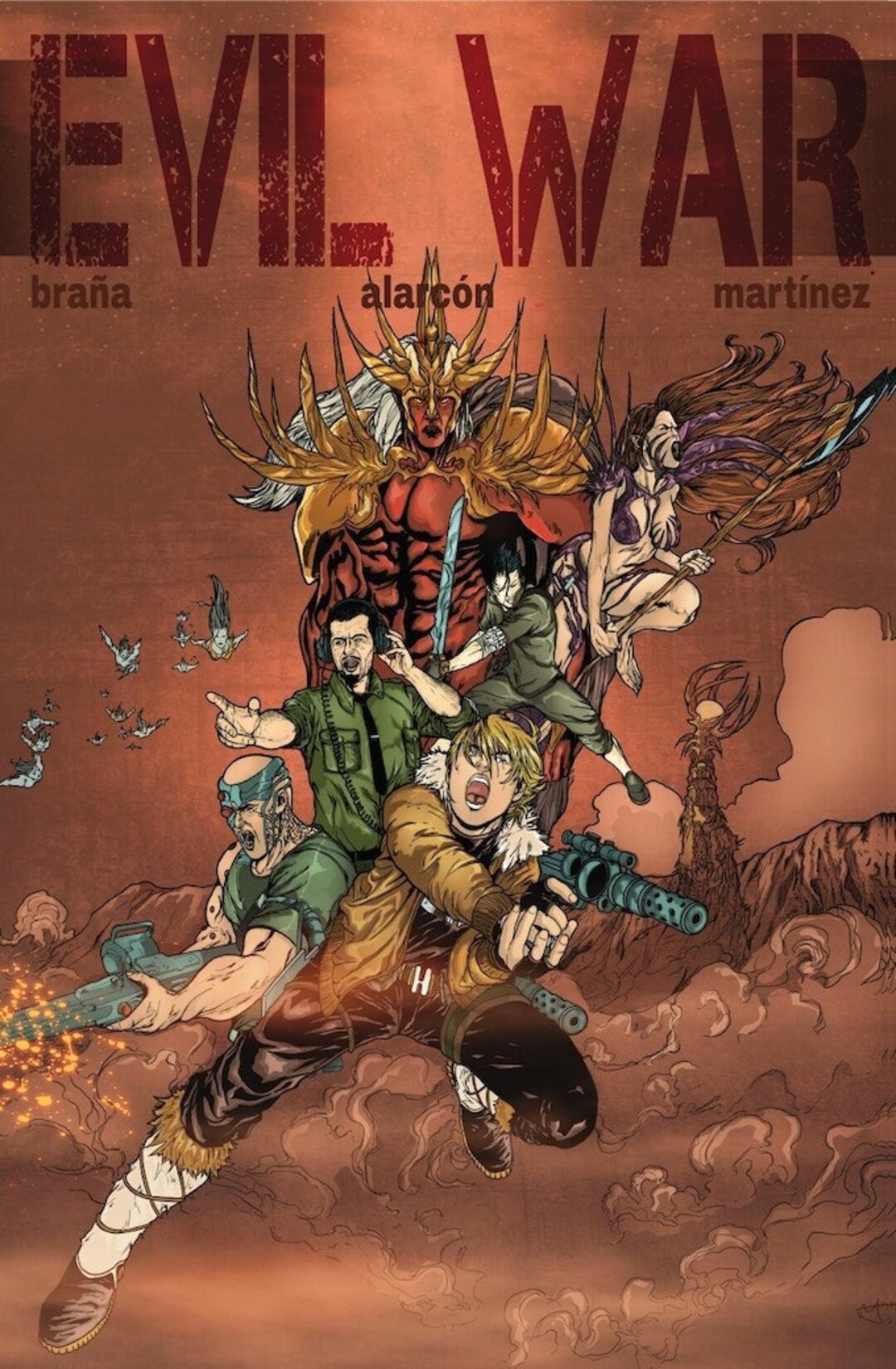 Evil War Graphic Novel 1B Alt. Cover - Etsy