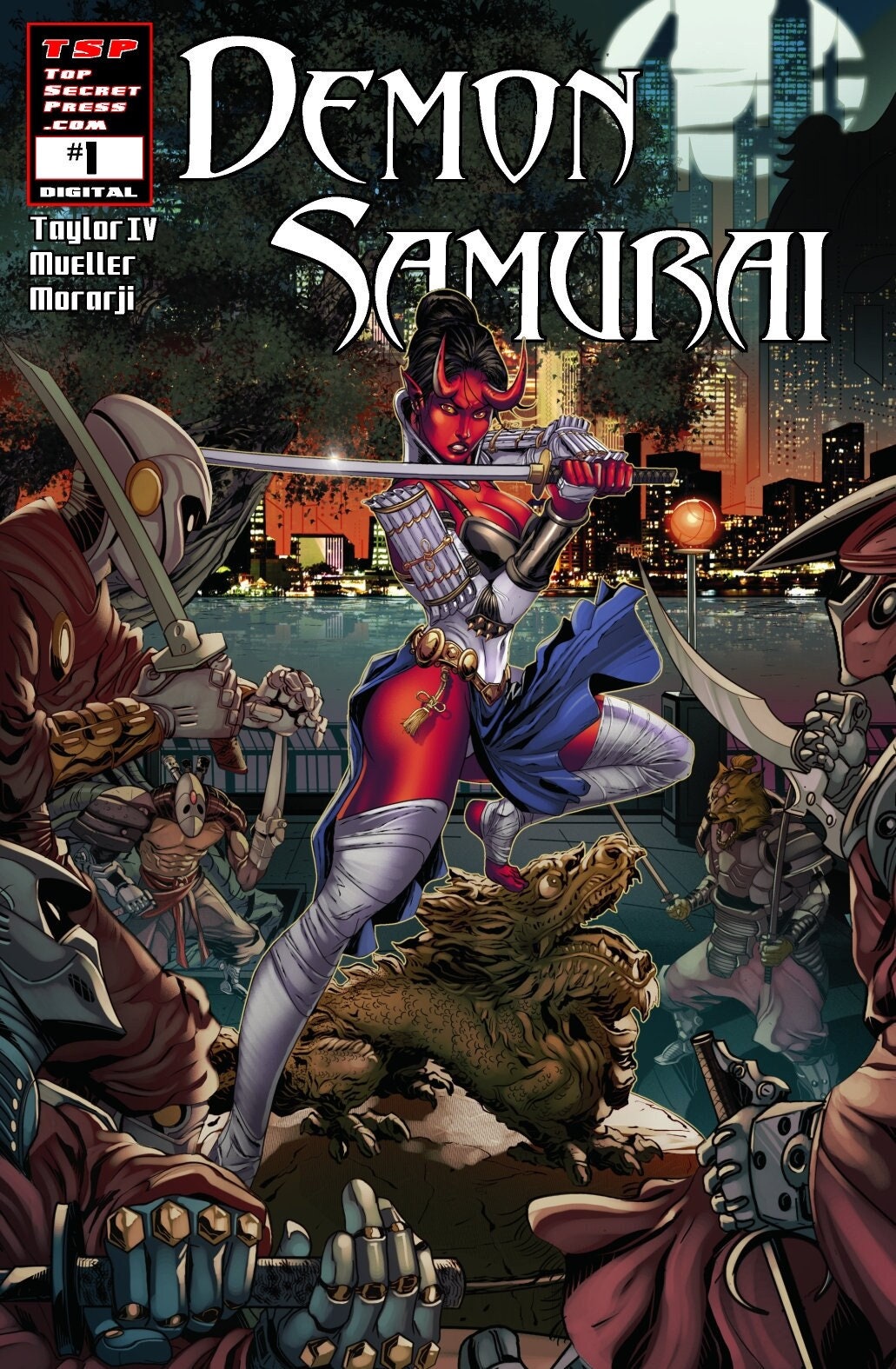 Demon Samurai 1 Digital Comic Regular Cover - Etsy