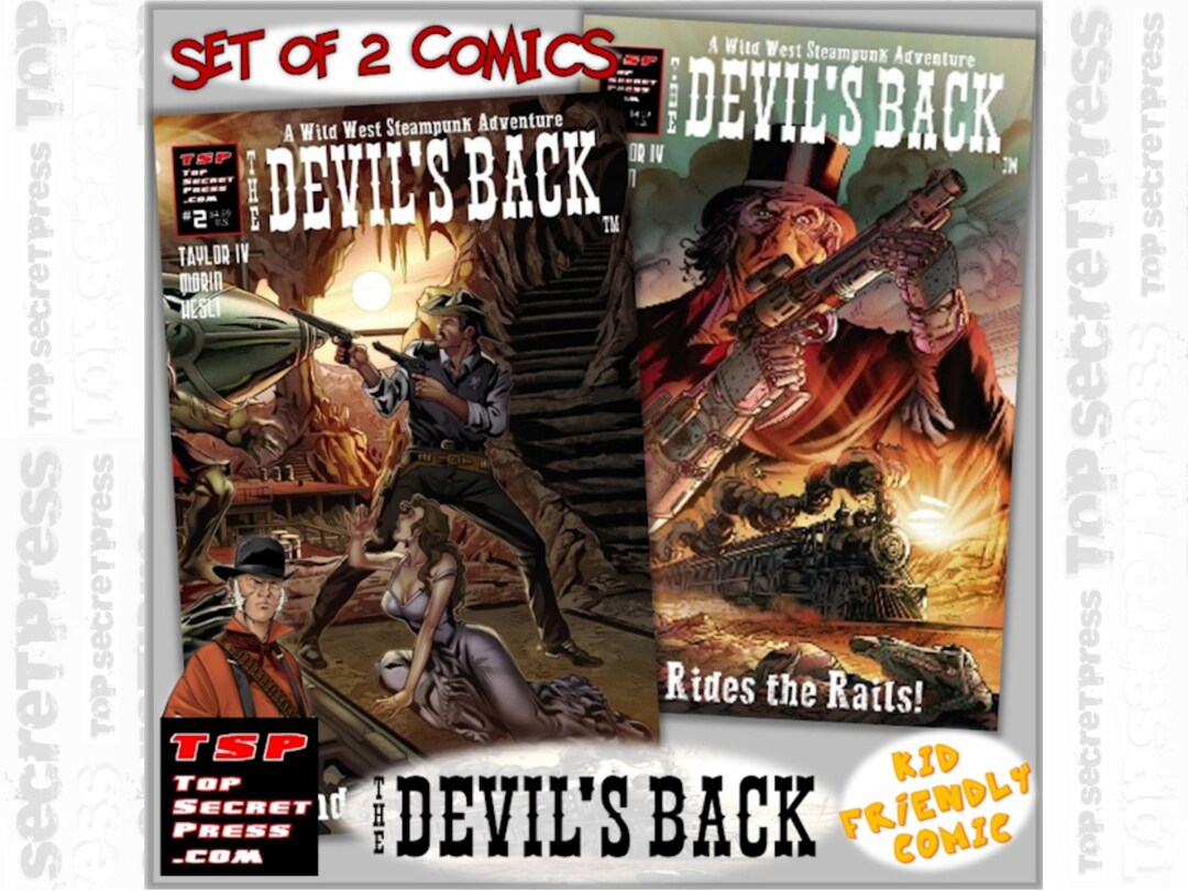 The Devil's Back ~ Set #1 & #2 ~ Regular Covers - Etsy