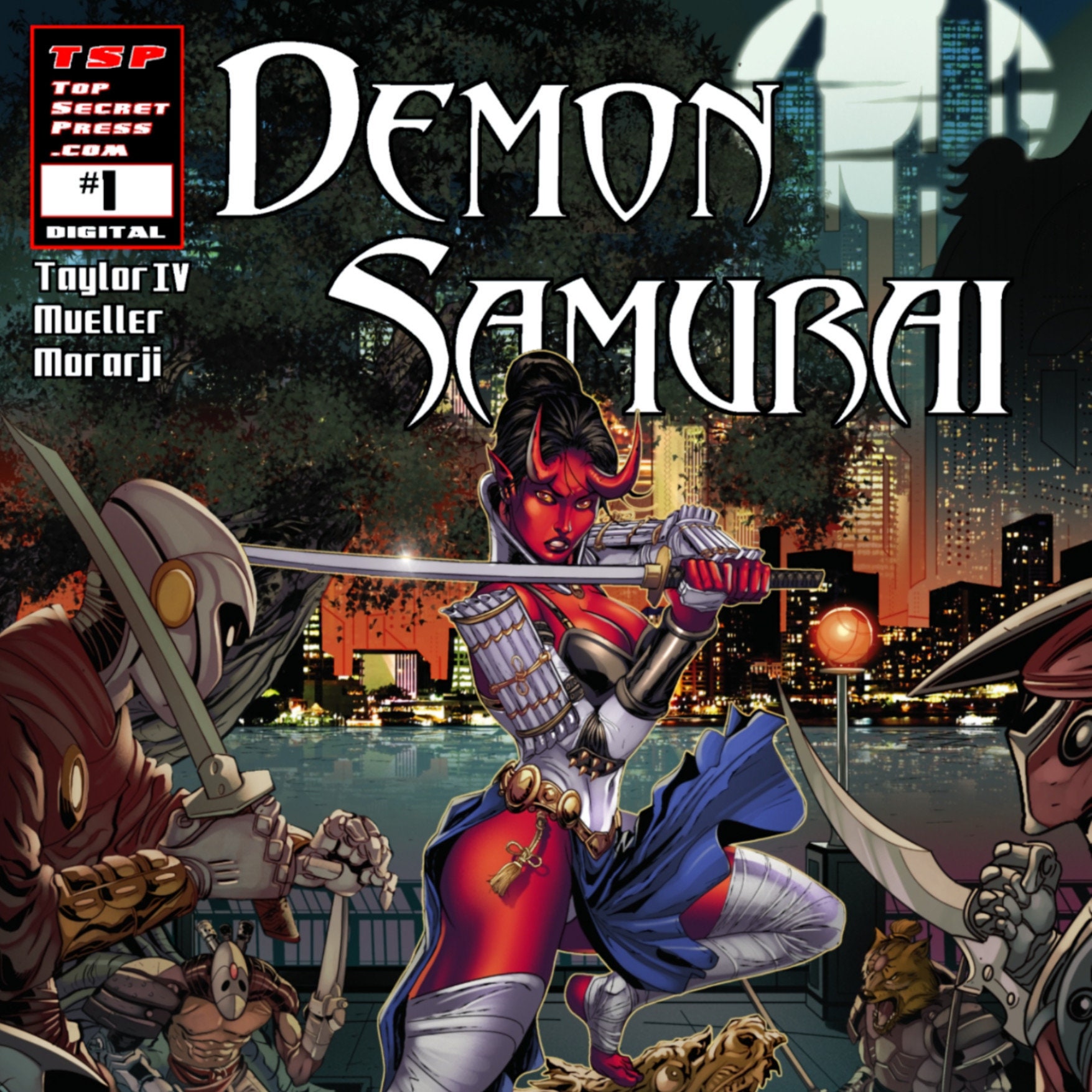 Demon Samurai 1 Digital Comic Regular Cover - Etsy