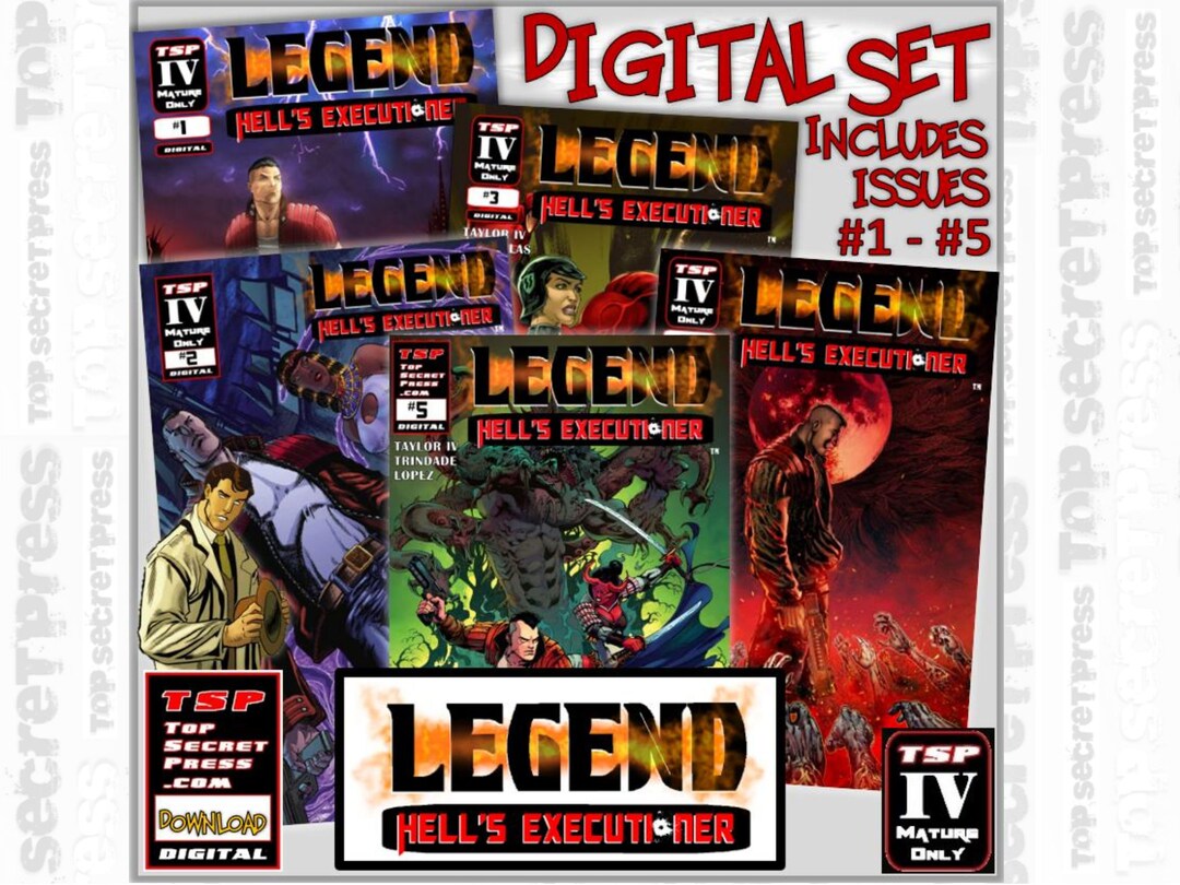 Legend: Hell's Executioner Digital Set 15 - Etsy