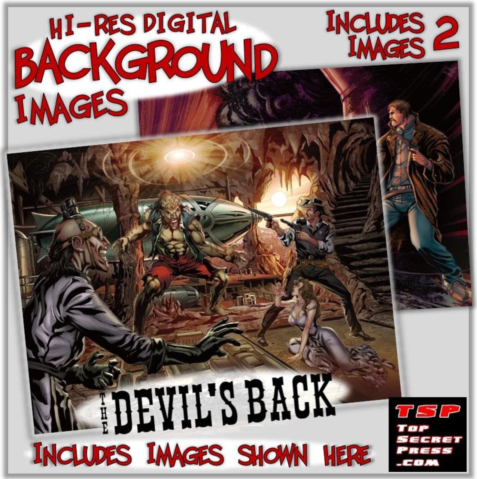 Devil's Back Digital Image Set - Etsy