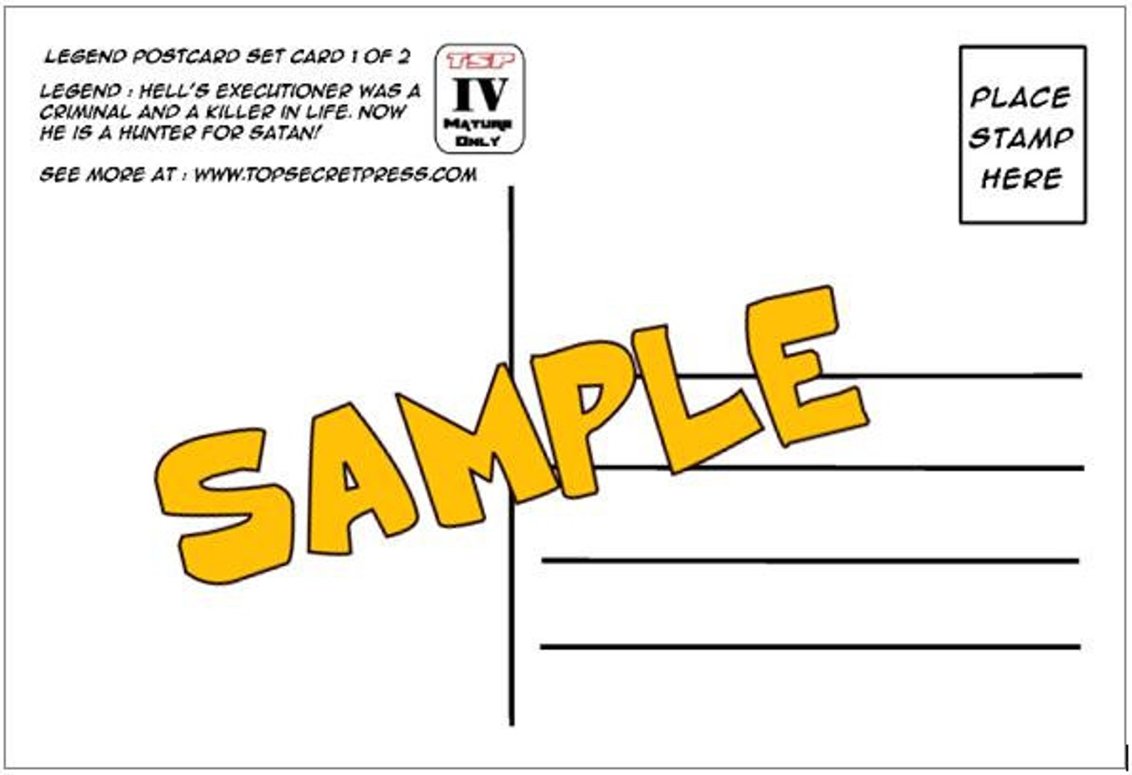 Legend: Hell's Executioner Swag Set - Etsy