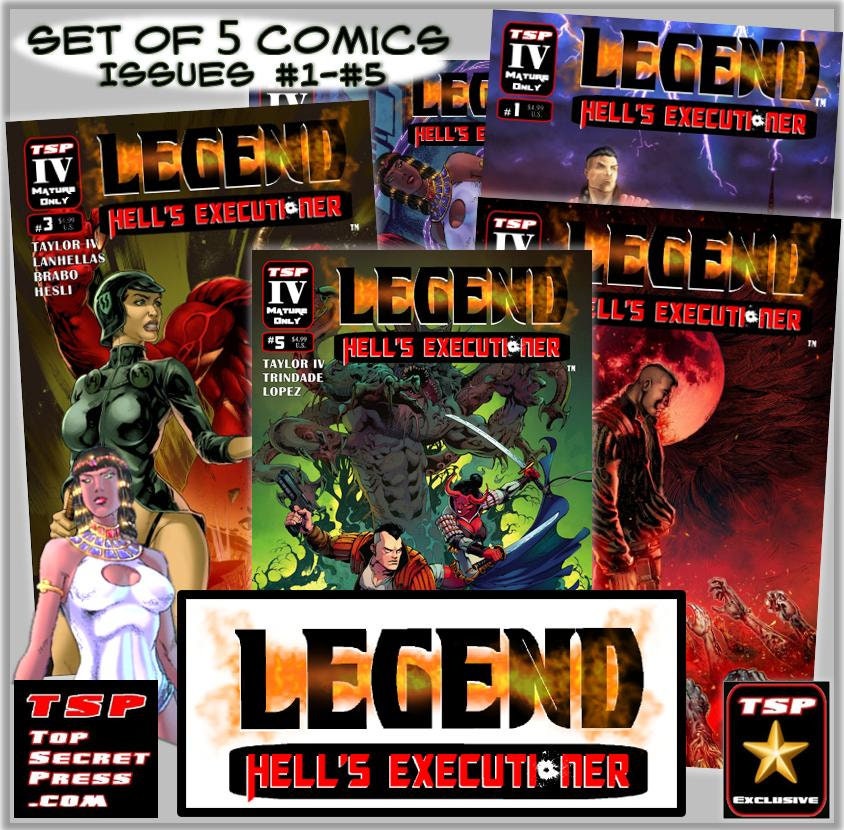 Legend: Hell's Executioner 15 Set Regular Covers - Etsy