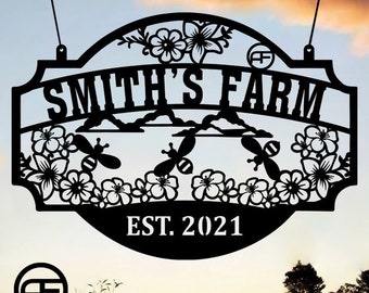 Laser Cut Farm Sign - Etsy