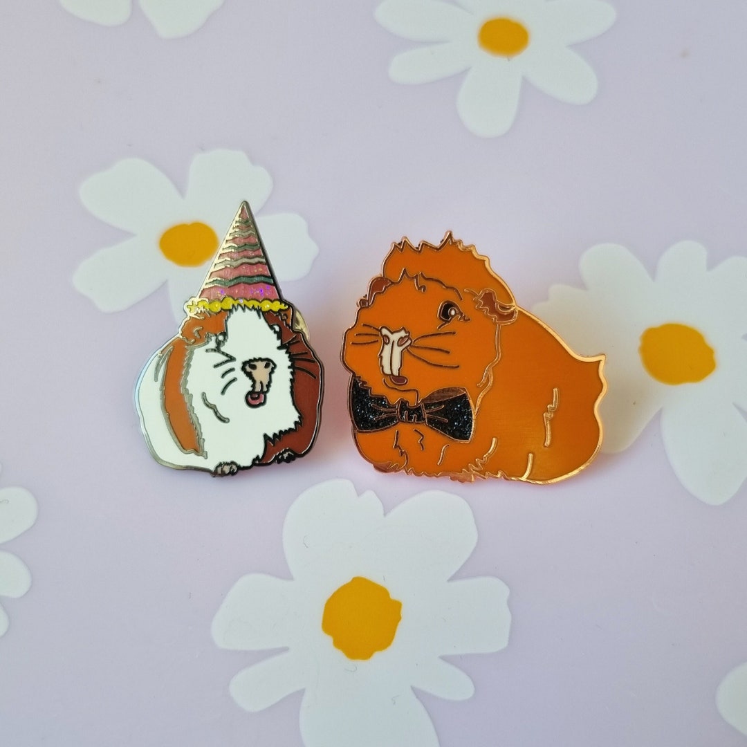 Guinea Pig Enamel Pin Deal Guinea Pig Pins Guinea Pig Gift - Etsy