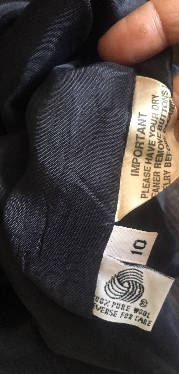 Vintage Steve Fabricant (60er Jahre Piere Cardin/Courreges Stil)schwarz ...
