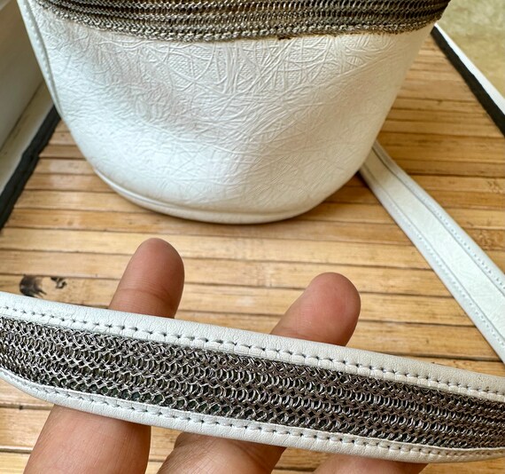 Collectors 1960s iconic Paco Rabanne white silver mes… - Gem