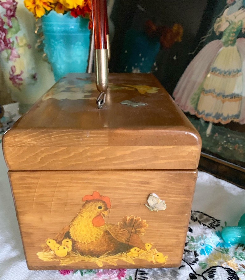 50s Wooden Box Purse 50s Wood Box Purse Lucite Handle Purse | Etsy