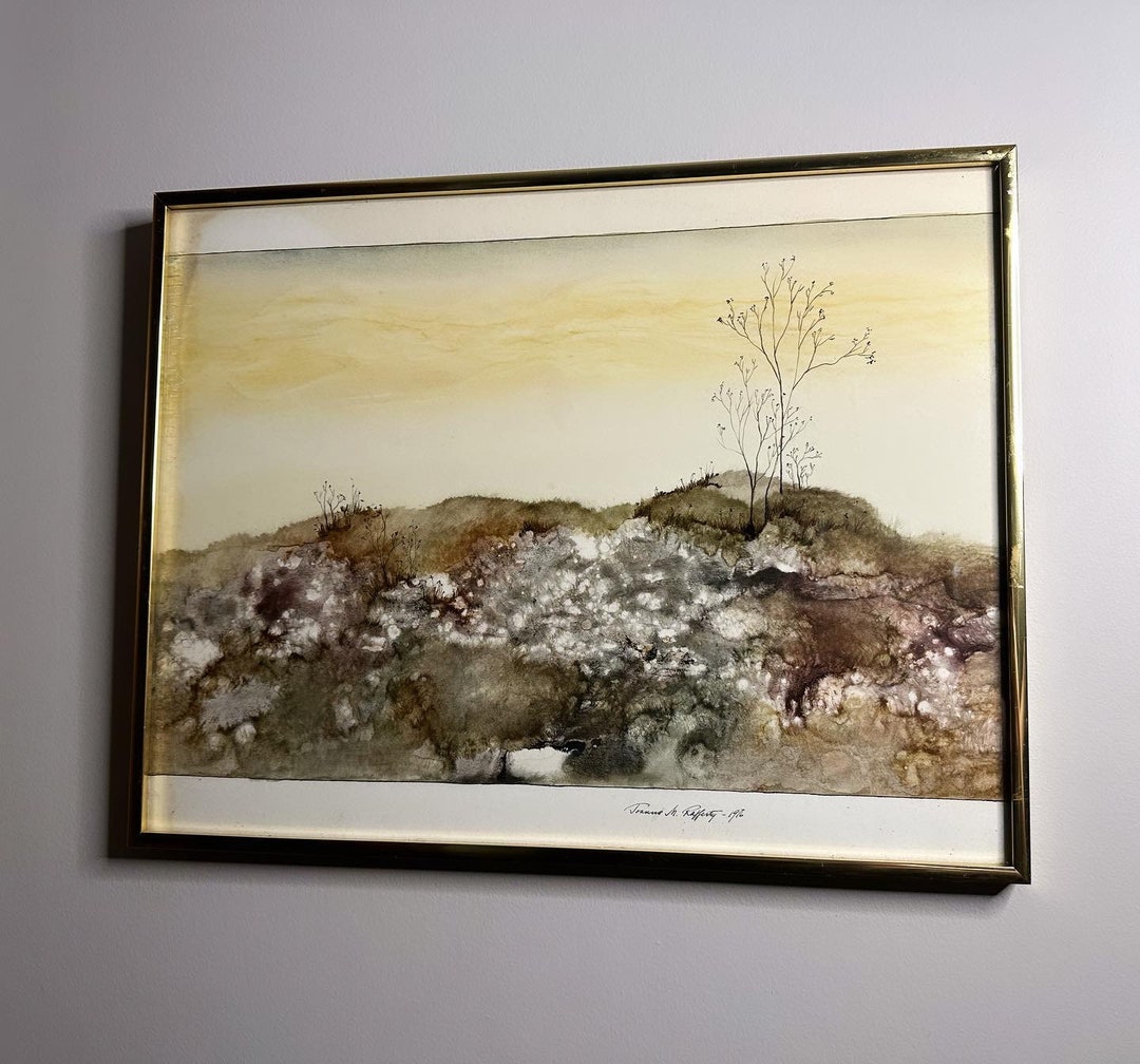 Joanne Miller Rafferty Watercolor, Vintage Fine Art Joanne Rafferty ...