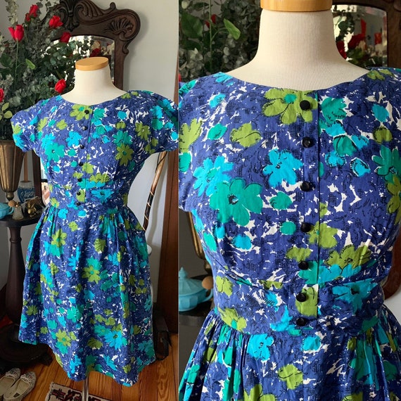 medium 1950s summer dress - Gem