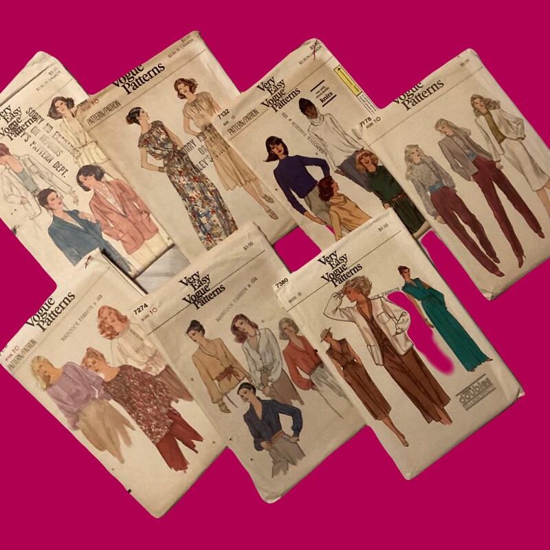 Vogue Patterns - Etsy