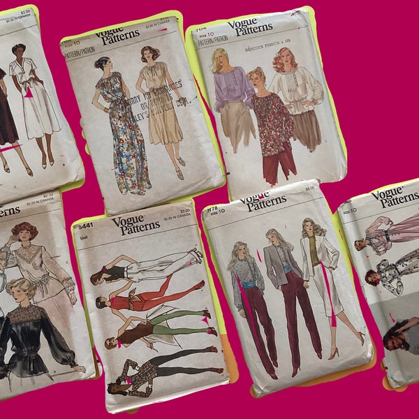 Vogue Patterns - Etsy