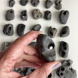 Hag Stones Bulk 30 Northern California Hag Stones Rocks With Holes ...