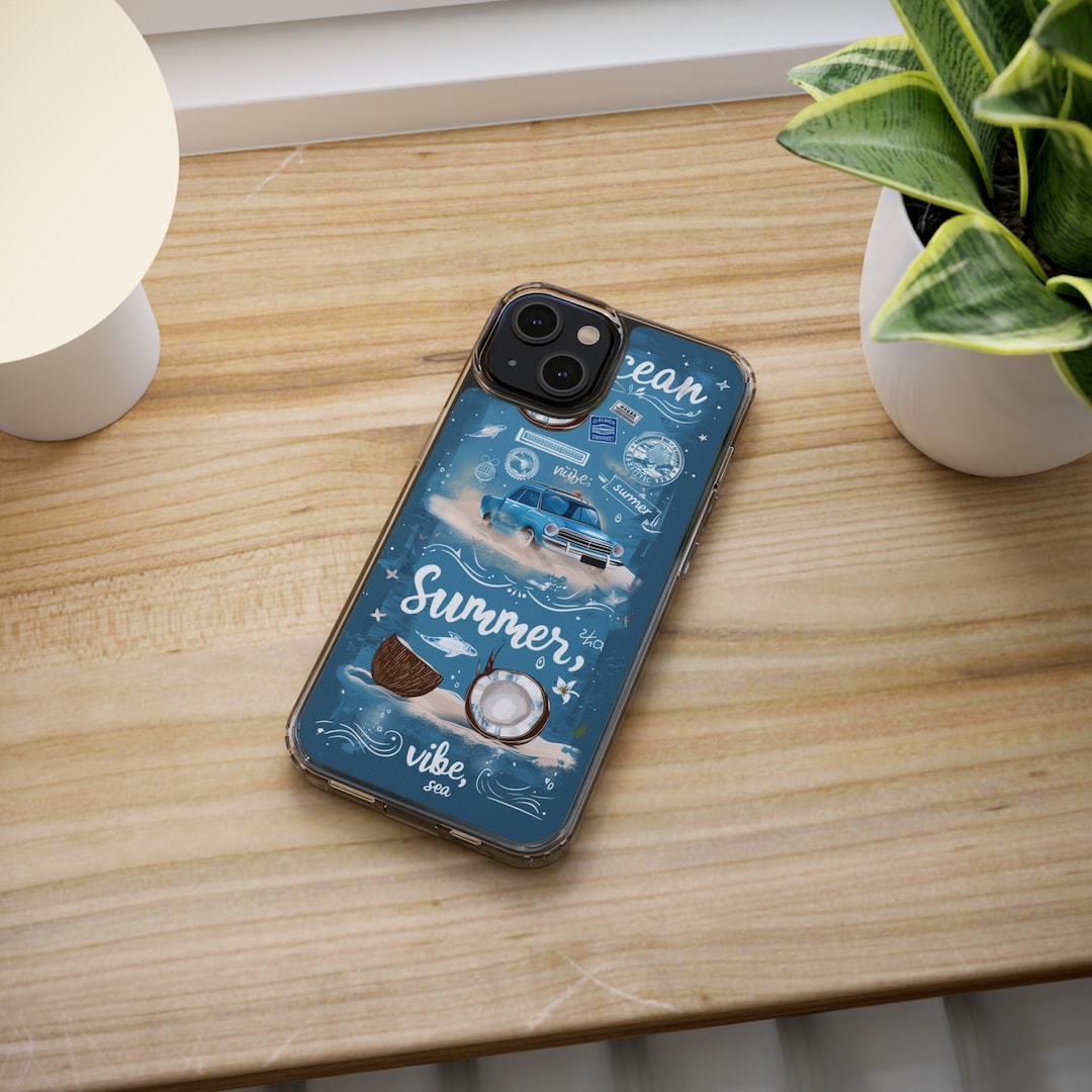 Beachy Blue Coquette Collage Phone Case, Preppy and Cute Aesthetic ...