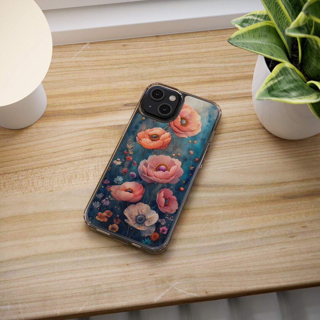 Beautiful Flowers Floral iPhone 15 Tpu Case, Phone Case for iPhone 14 13 12 Mini Case 11 12 15 ...