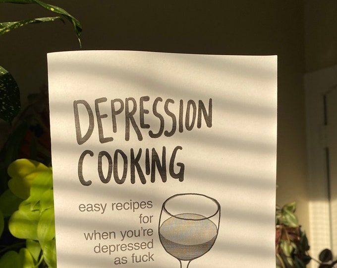 Depression Cooking Zine - Etsy