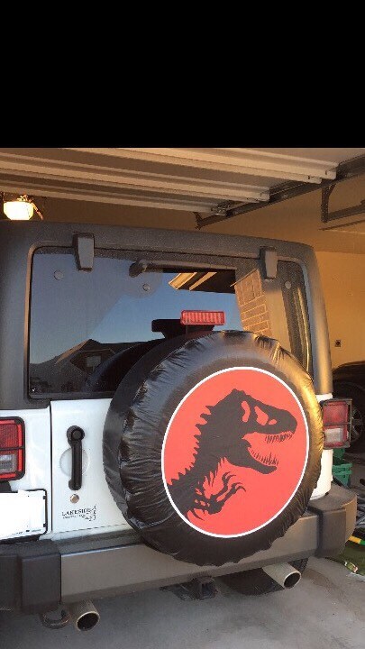 Jurassic Park T-rex Tire Cover | Etsy