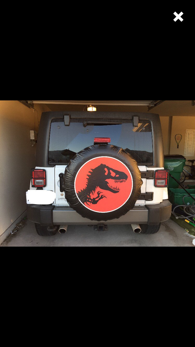 Jurassic Park T-rex Tire Cover | Etsy