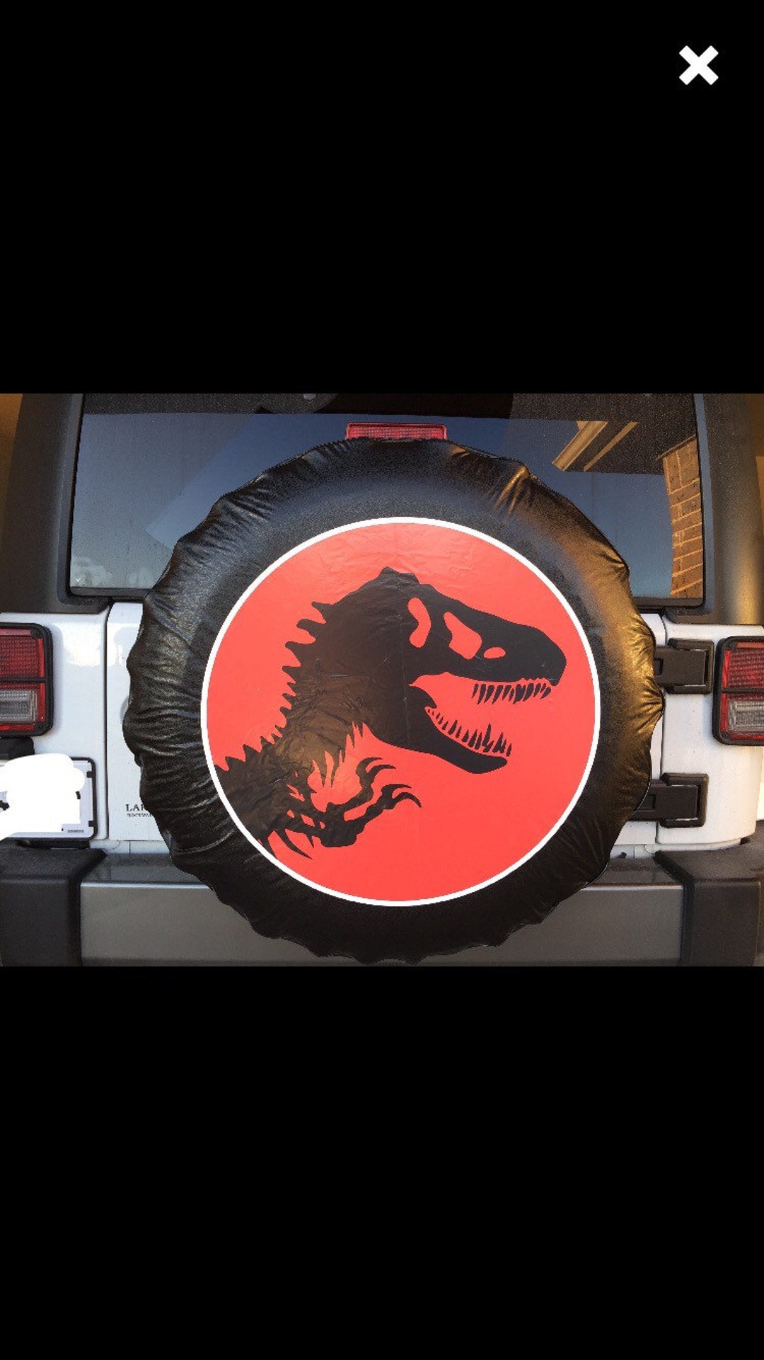 Jurassic Park T-rex Tire Cover - Etsy