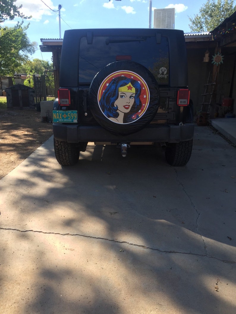 Wonder Woman Tire Cover - Etsy