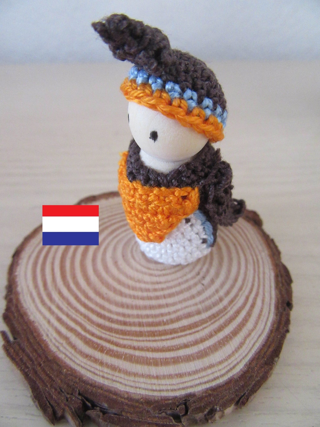 Peg Doll Red Robin Pattern Only DUTCH, Peg Doll Roodborstje Patroon ...