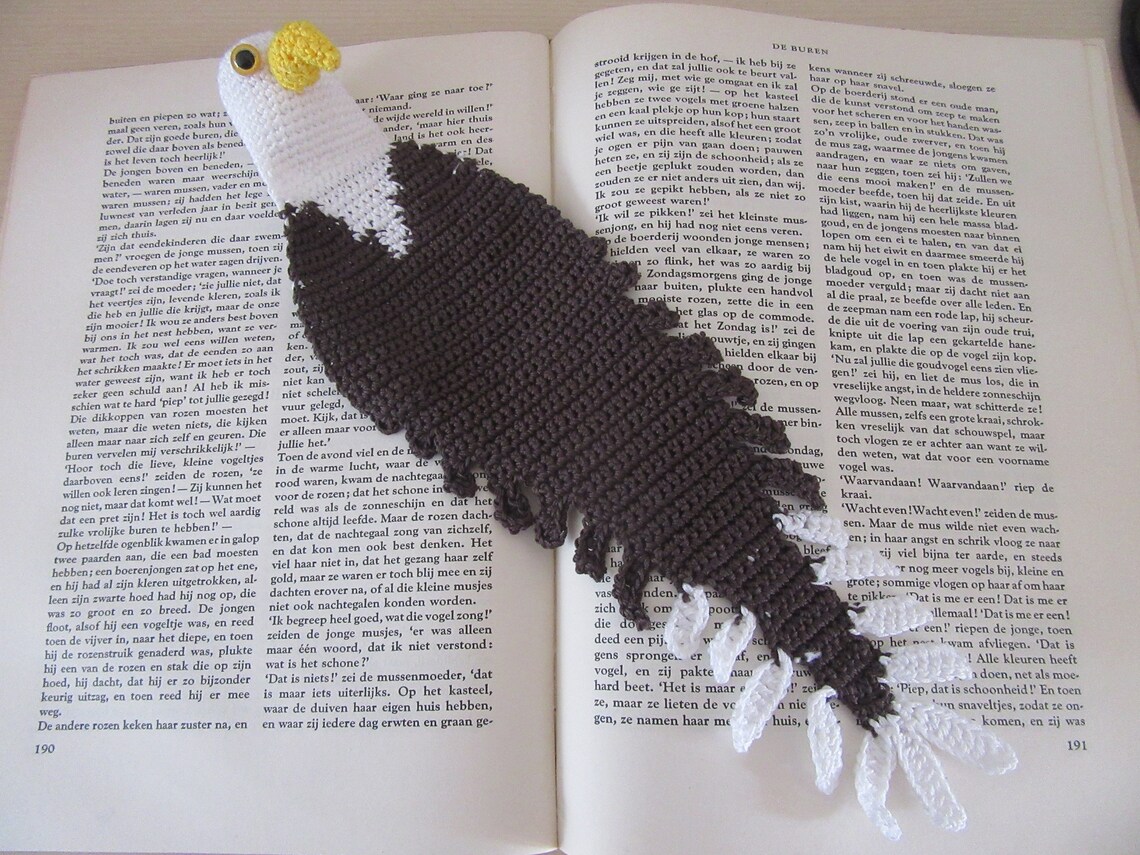 Bookmark Bold Eagle Bookmark Bird Bookmark America Bird of | Etsy