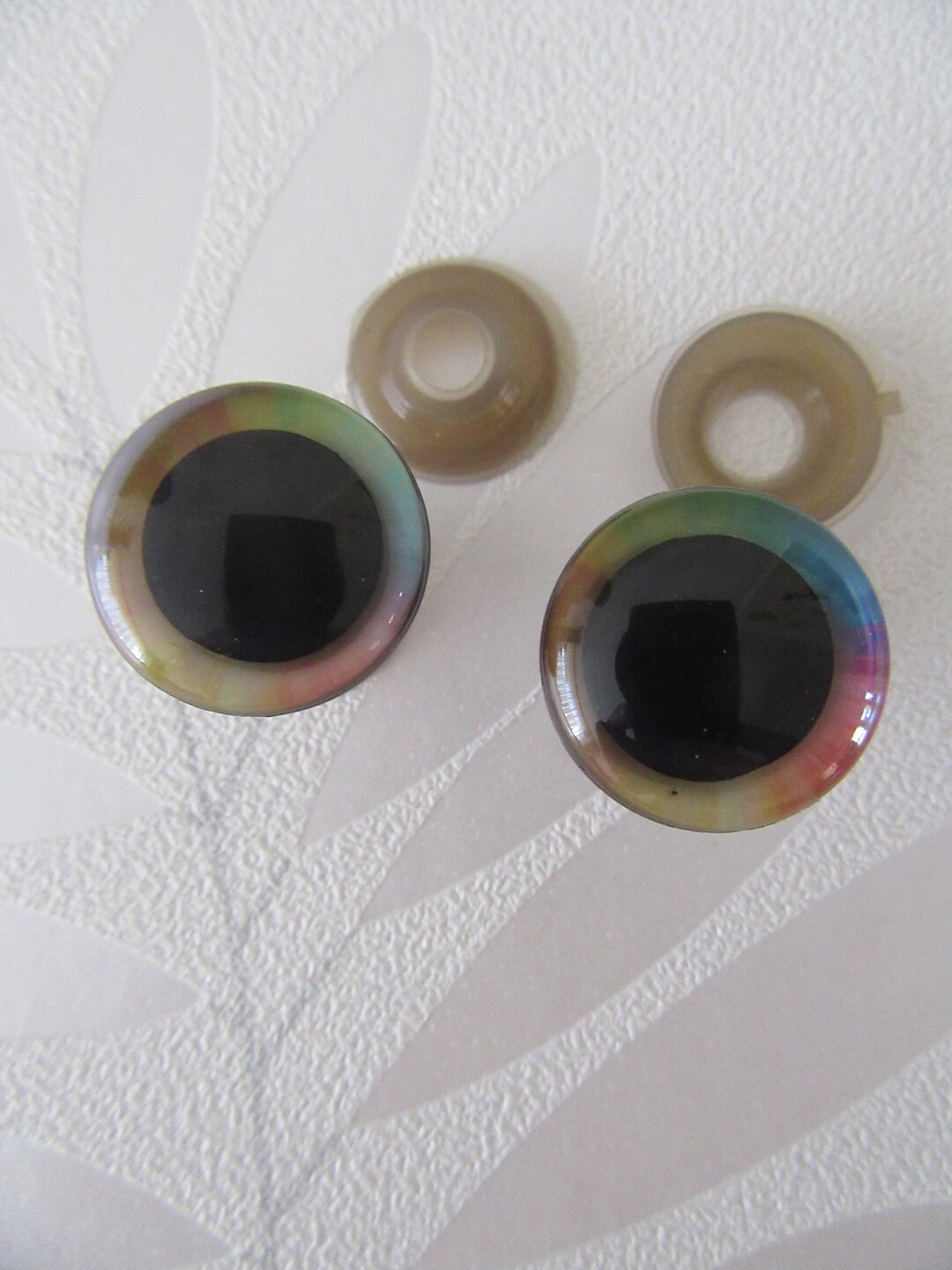 20mm Rainbow Colored Eyes, Eyes Unicorn 20 Mm, Beanie Boo Safety Eyes ...