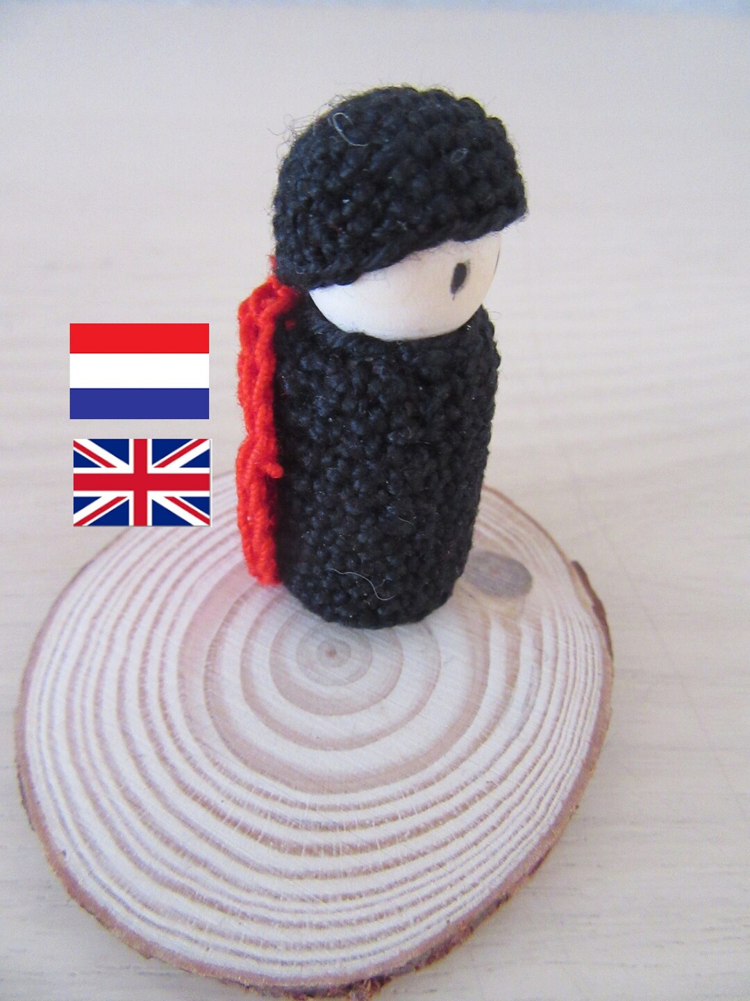 Crochet Lady Bug Peg Doll, PDF Pattern Peg Dolls, Crochet Insect ...