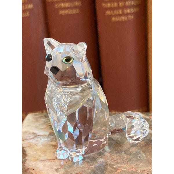 Swarovski Cat - Etsy