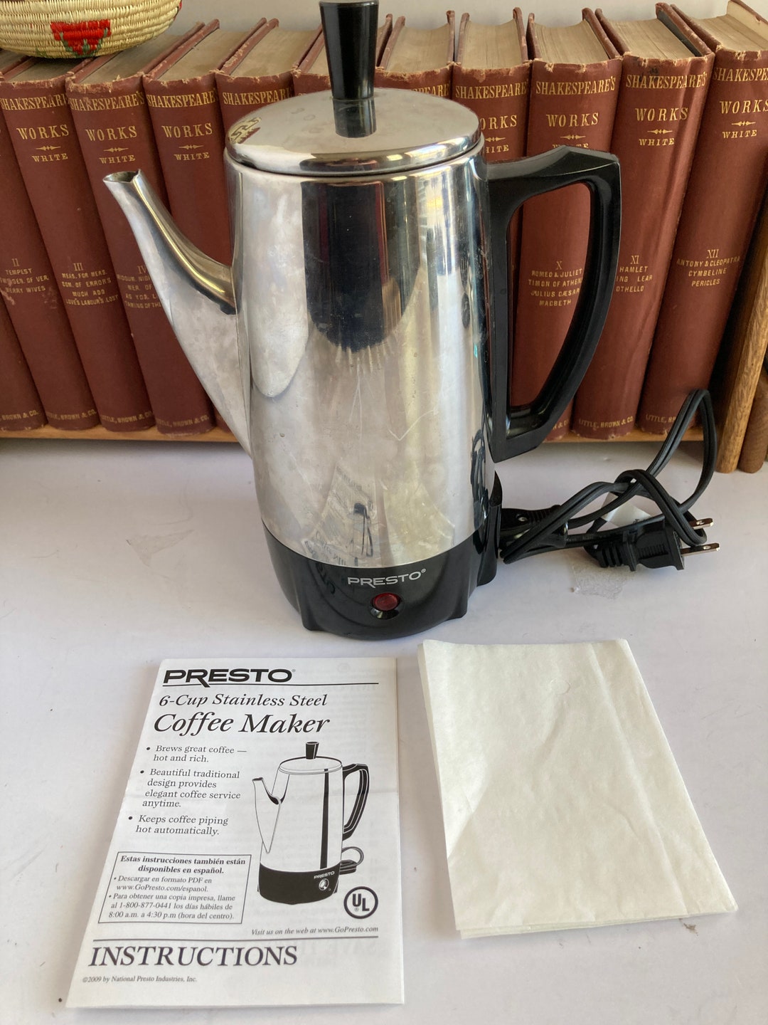 Vintage • Presto • Electric Coffee Percolator • 7.5" - Etsy