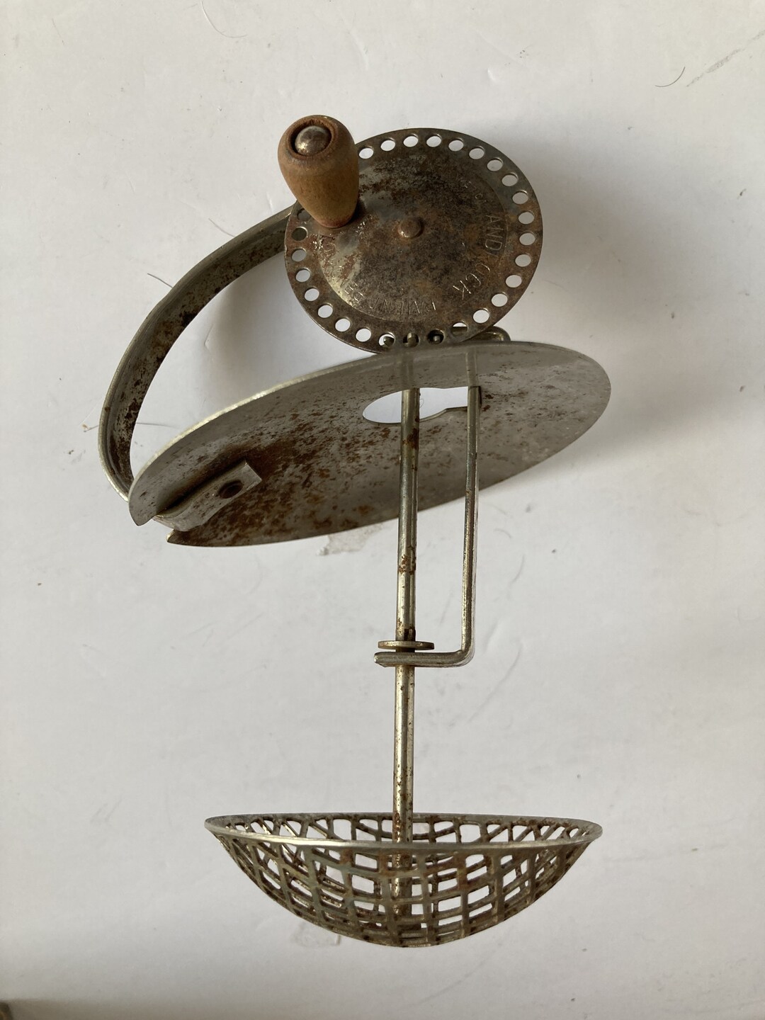 Vintage Androck Egg Beater Whipped Cream Steel Kitchen Tool W/ Splash ...