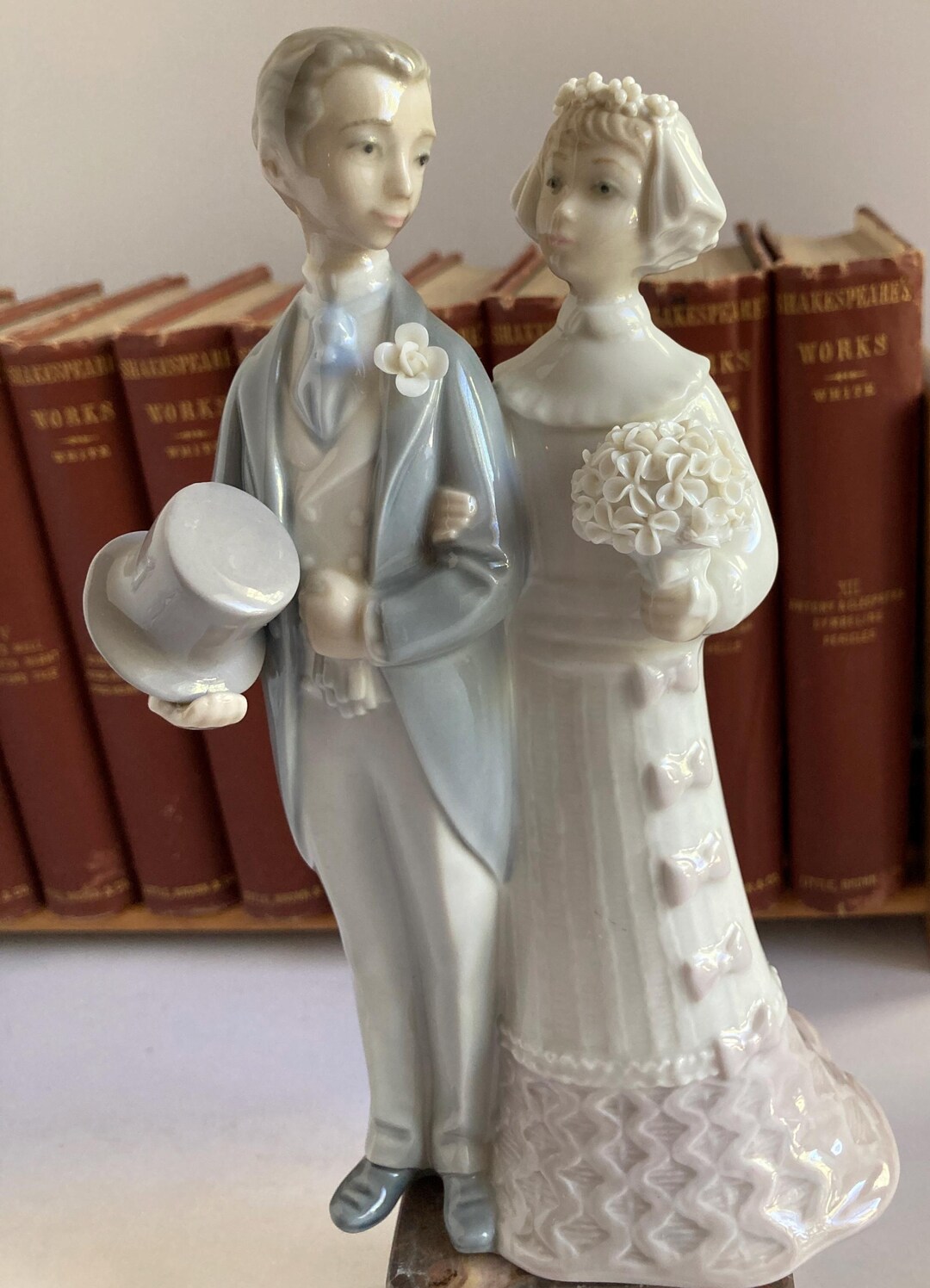 Vintage • Lladro • Bride & Groom Wedding Cake Topper/figurine #4808 - Etsy