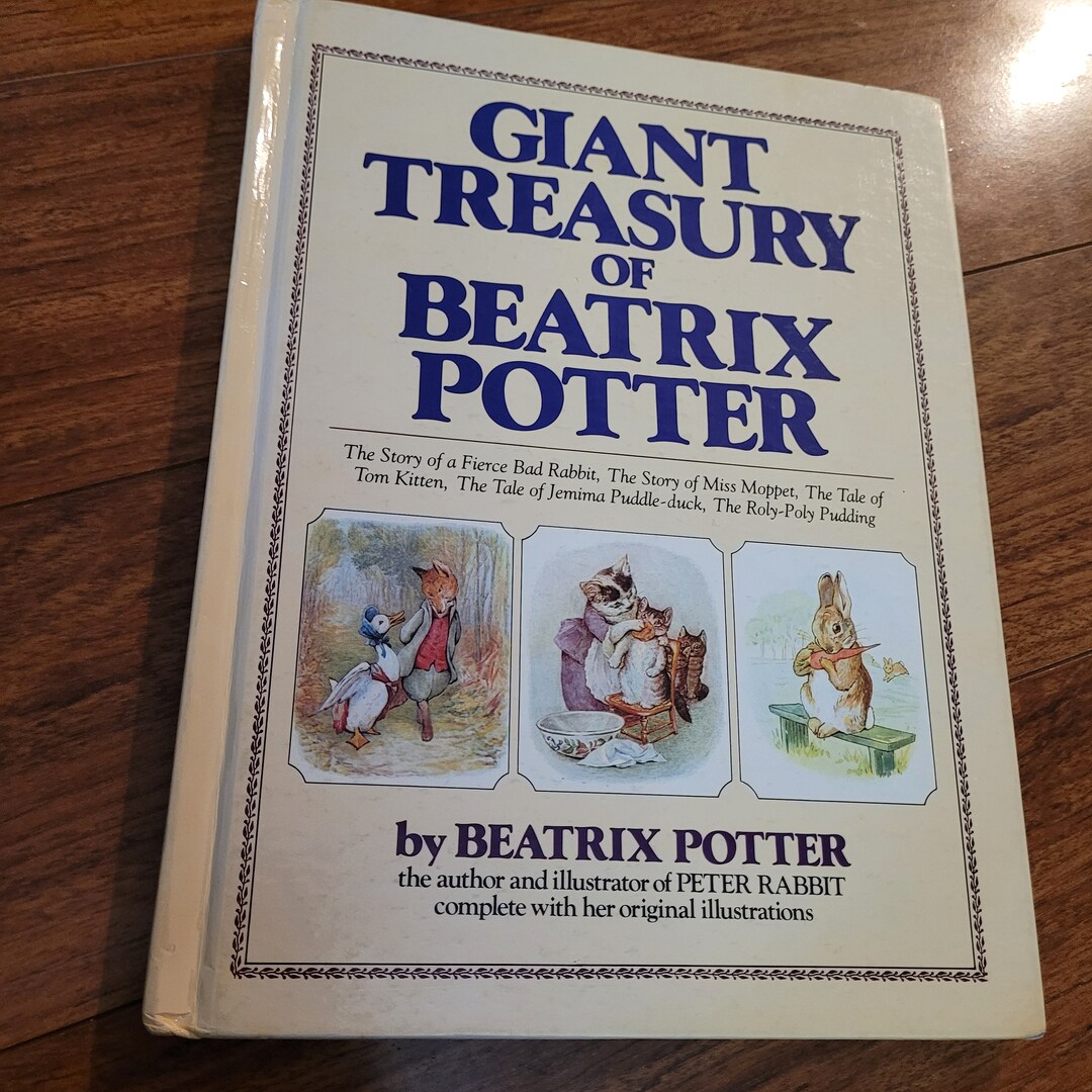 Giant Treasury of Beatrix Potter - 1984 Vintage Children's Book - Etsy