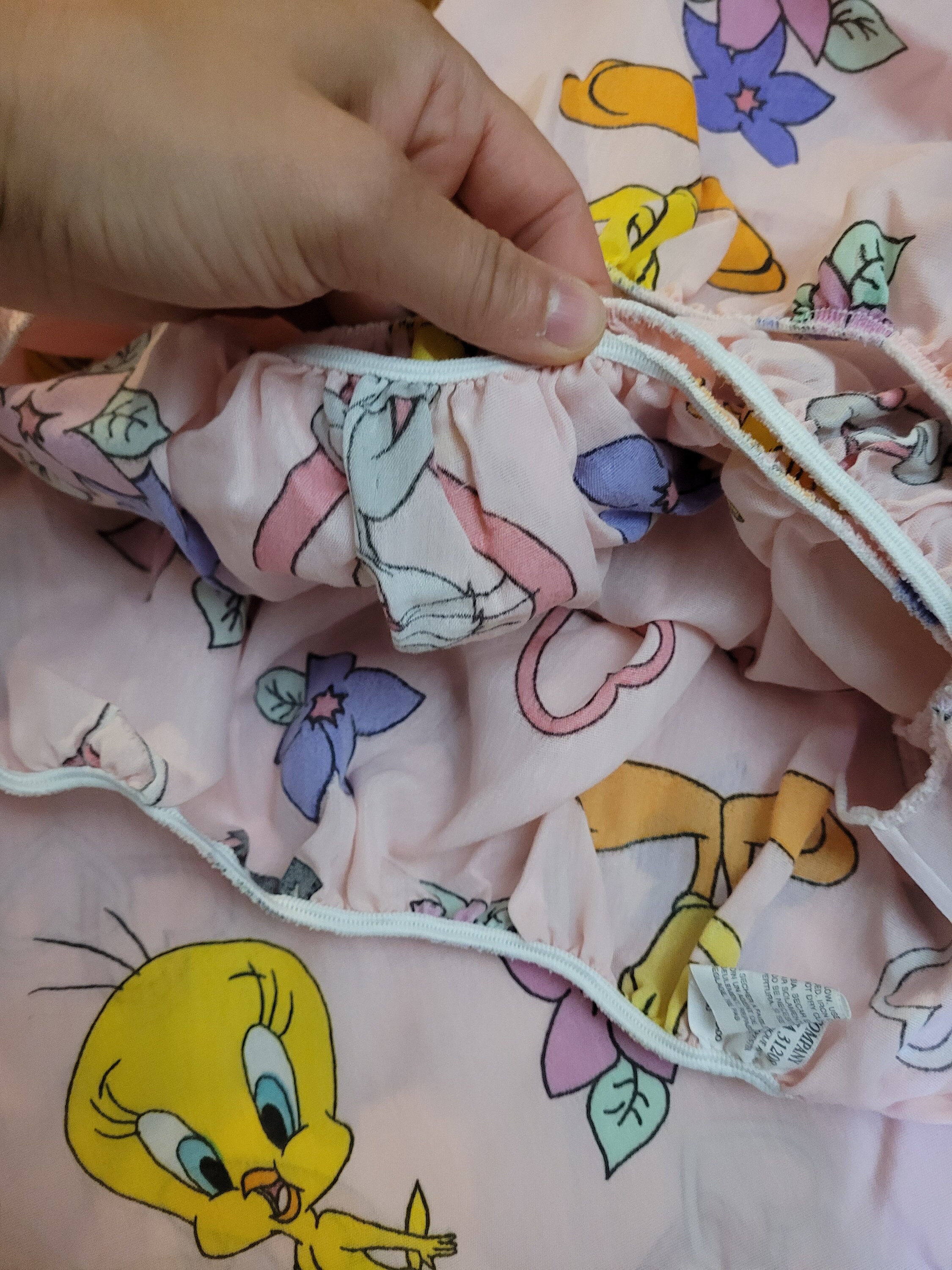 1996 Tweety Bird Twin Sheet Set With Pillowcase – Vintage Warner Bros ...