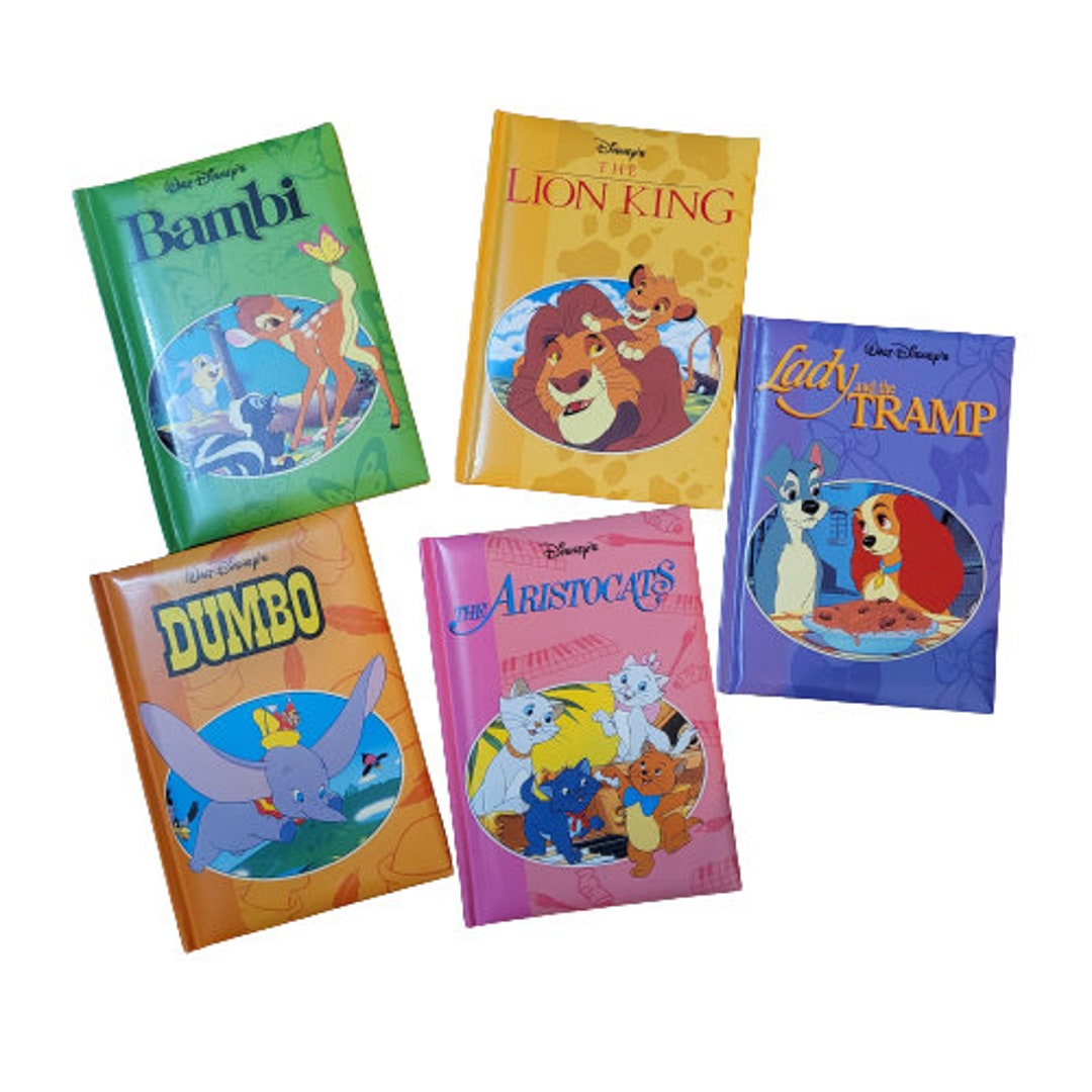 Lot of 5 Vintage 90s Disney Books Mini - Etsy