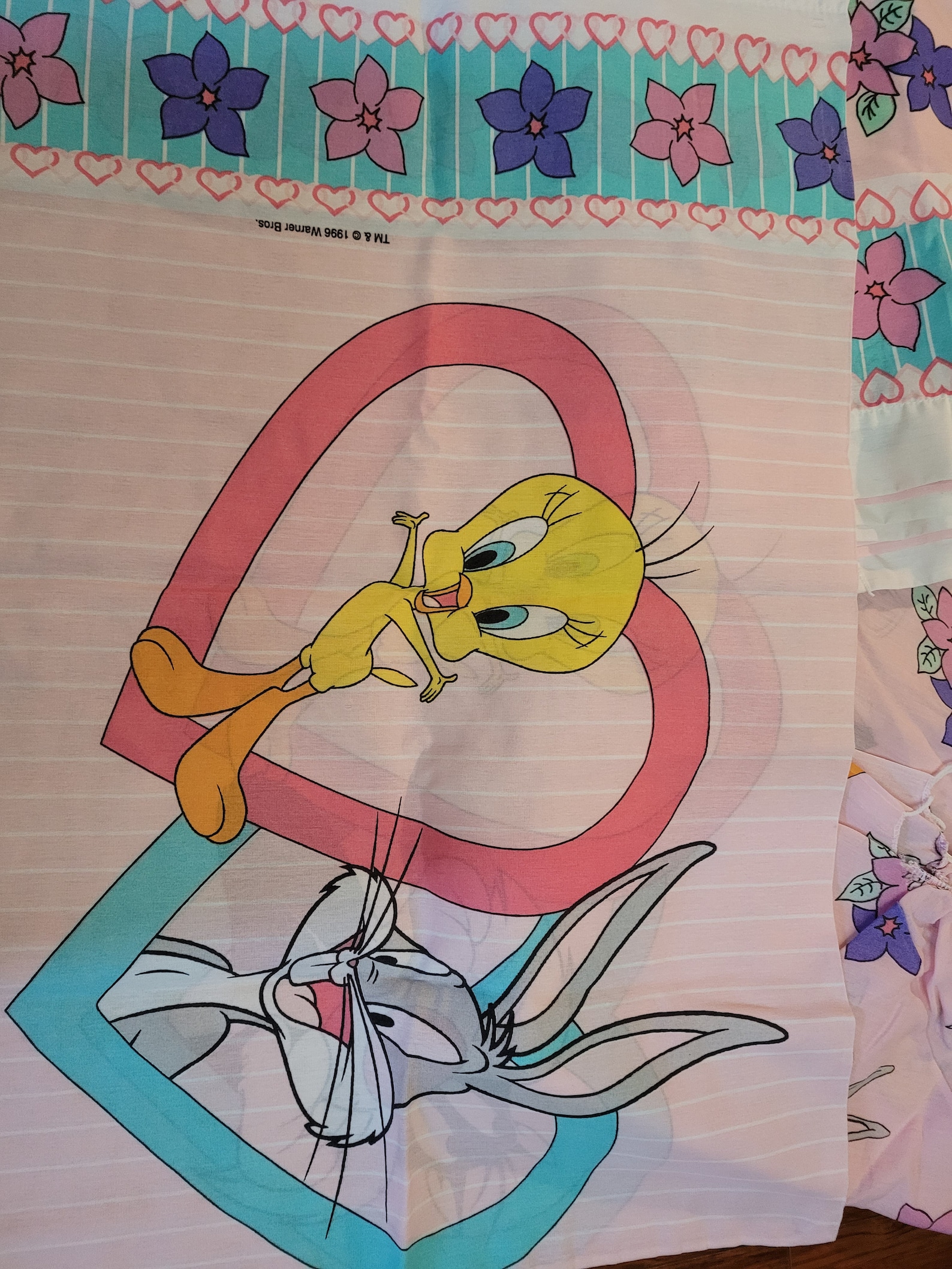 1996 Tweety Bird Twin Sheet Set With Pillowcase – Vintage Warner Bros ...