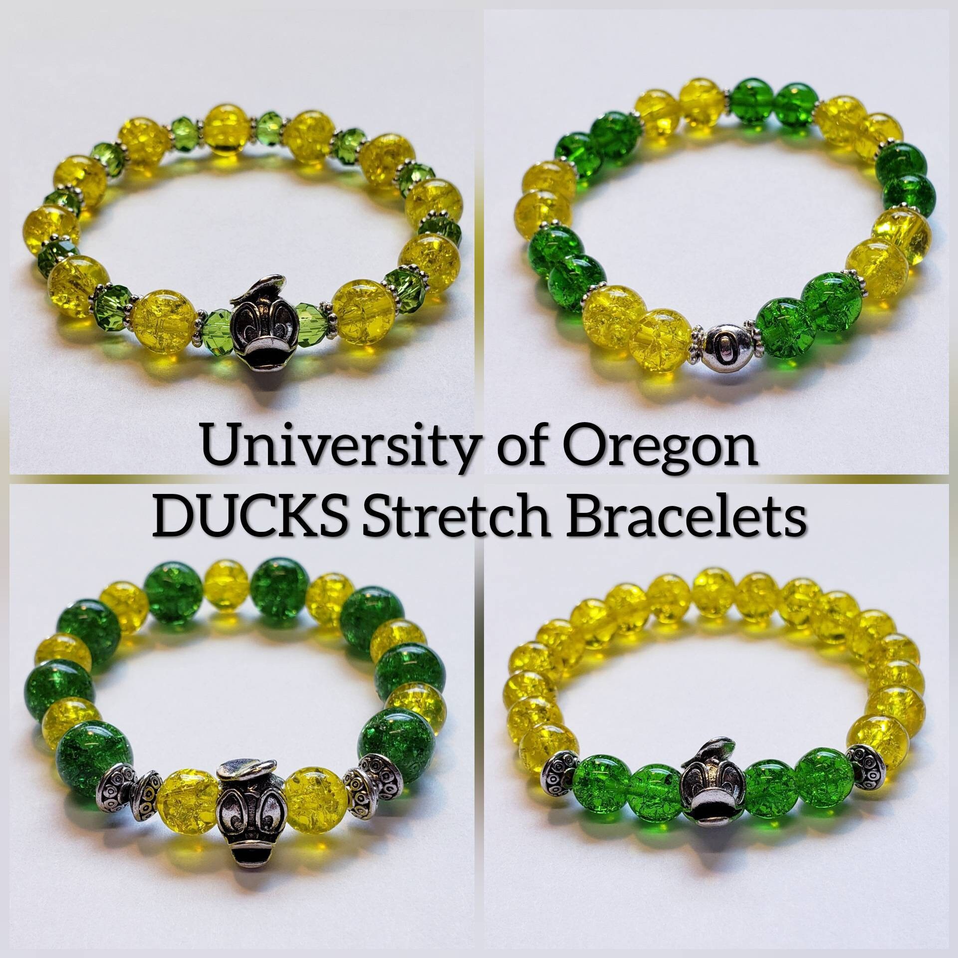 U of O BraceletU of O JewelryOregon Ducks BraceletOregon | Etsy