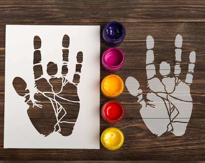 Jerry Garcia Hand Stencil: Reusable Custom Stencil Template | Etsy